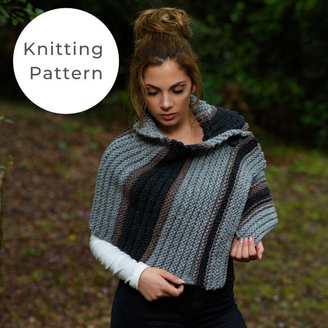 Capelet Knitting Pattern / Outlander Patterns / Outlander / Outlander ...