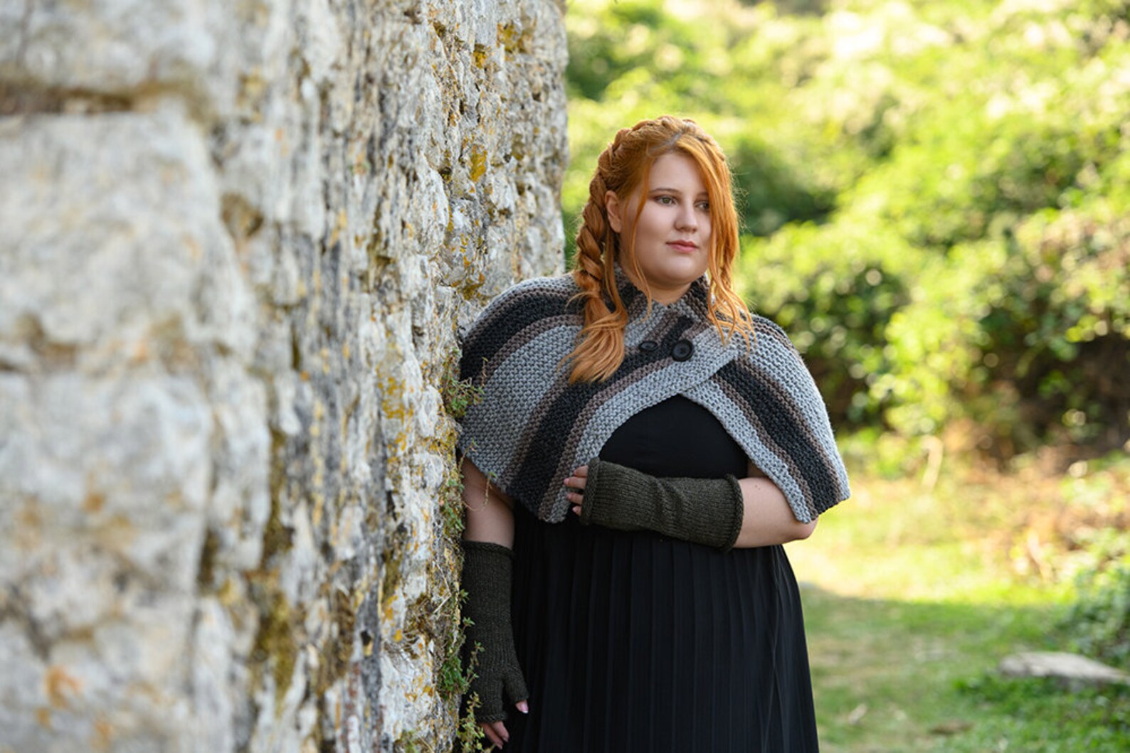 Brianna Capelet Knitting Pattern / Outlander Patterns / Outlander ...