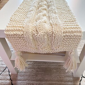 Table Runner Knitting Pattern, Table Decor Knitting Pattern, Home Decor ...