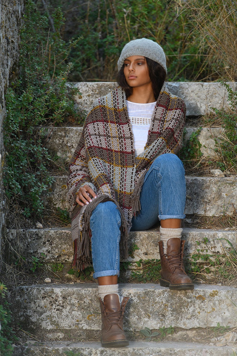 Fraser Tartan Shawl Knitting Pattern / Outlander Patterns / - Etsy