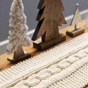 Table Runner Knitting Pattern, Table Decor Knitting Pattern, Home Decor ...