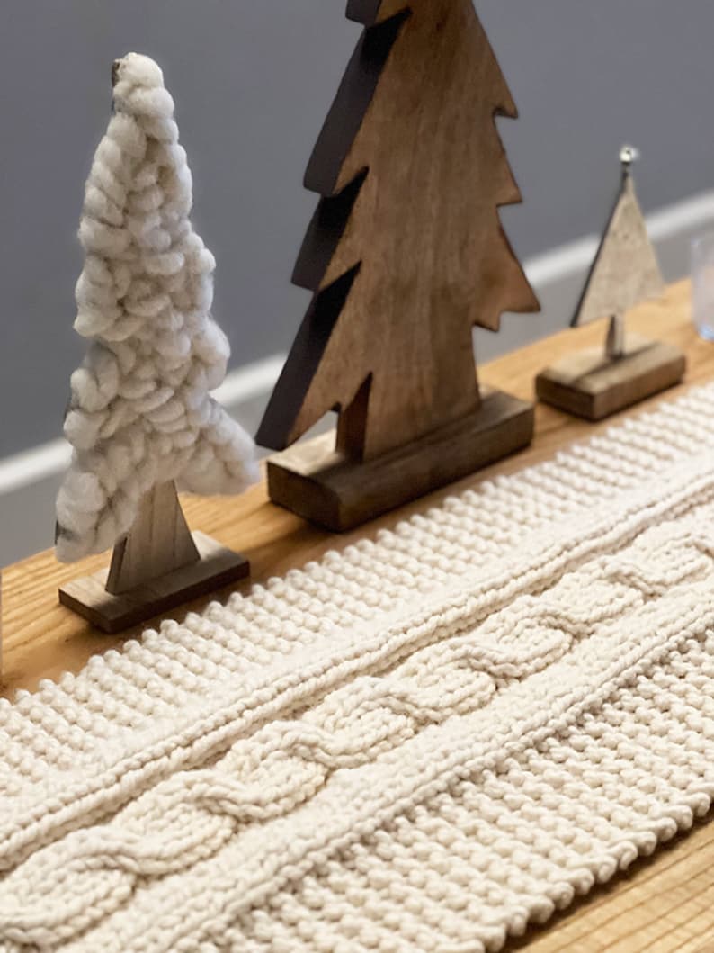 Table Runner Knitting Pattern Table Decor Knitting Pattern - Etsy