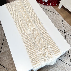 Table Runner Knitting Pattern, Table Decor Knitting Pattern, Home Decor ...
