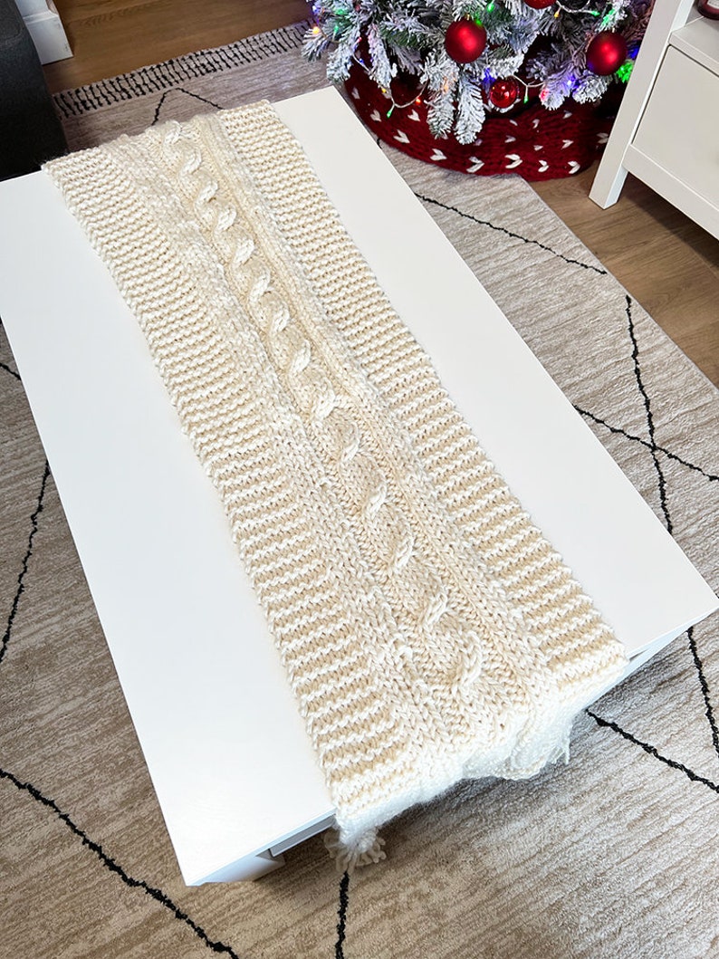 Table Runner Knitting Pattern Table Decor Knitting Pattern - Etsy