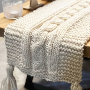 Table Runner Knitting Pattern, Table Decor Knitting Pattern, Home Decor ...