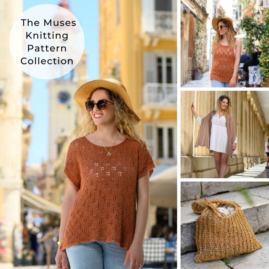 The Muses Collection, Knitting Patterns, Summer Knitting Patterns, Top ...
