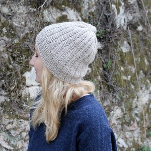 Ribbed Hat Pattern Hat Knitting Pattern Easy Hat Pattern - Etsy