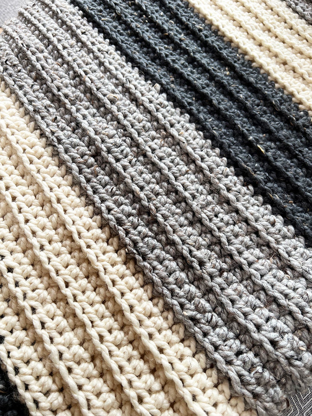 Beginner Crochet Blanket Pattern, Crochet Blanket, Blanket Pattern ...