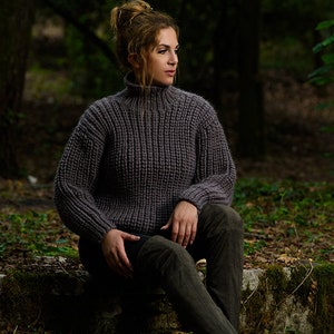 Sweater Knitting Pattern / Half Fisherman's Rib Sweater Pattern ...
