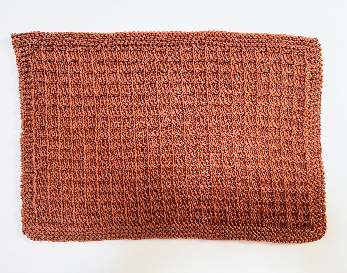 Easy Cotton Placemat Knitting Pattern, Placemat Pattern, Placemat ...