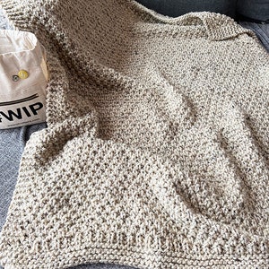 Knit Blanket Pattern, Beginner Blanket Pattern, Blanket Knitting Pattern, Knitted Blanket, Basic ...