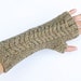 Red Jamie Fingerless Mittens Pattern / Knitting Pattern / Fingerless ...