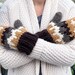Bernie Mittens Knitting Pattern / Bernie Sanders Mittens / Mittens ...