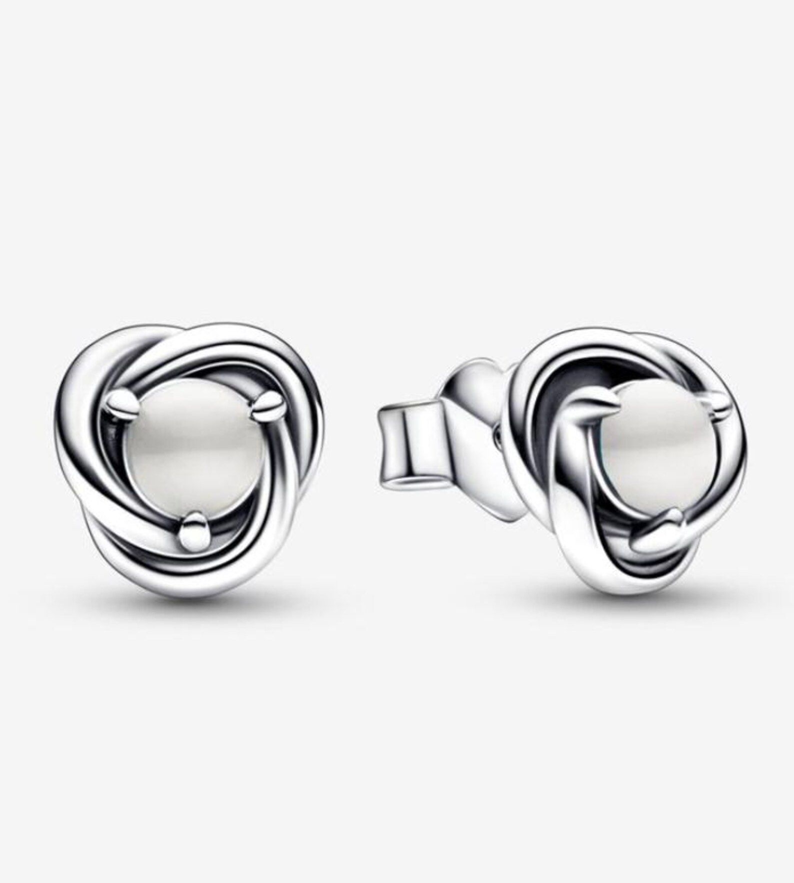 Pandora June Birthstone Eternity Circle Stud Earrings Ale S925 - Etsy