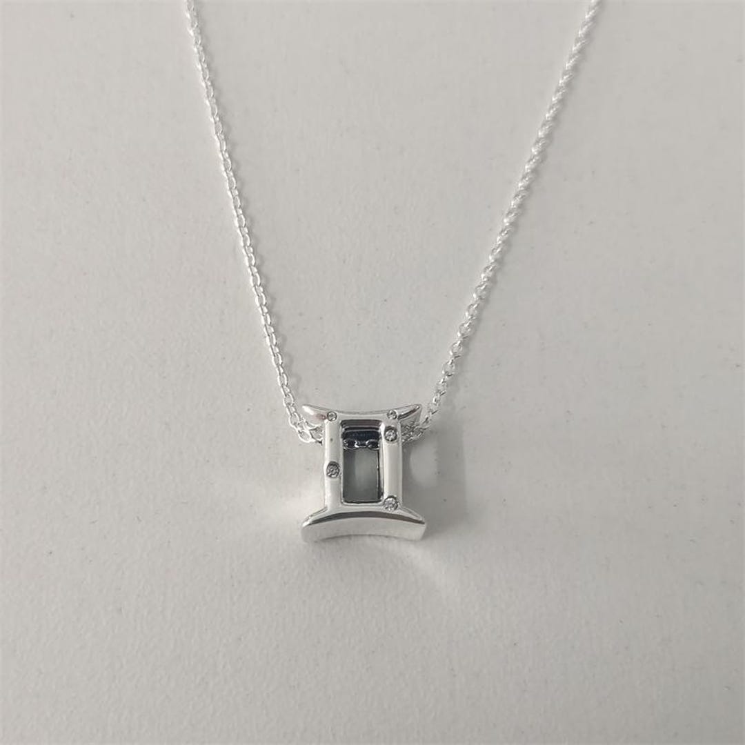 Pandora Sparkling Gemini Zodiac Silver Necklace - Etsy