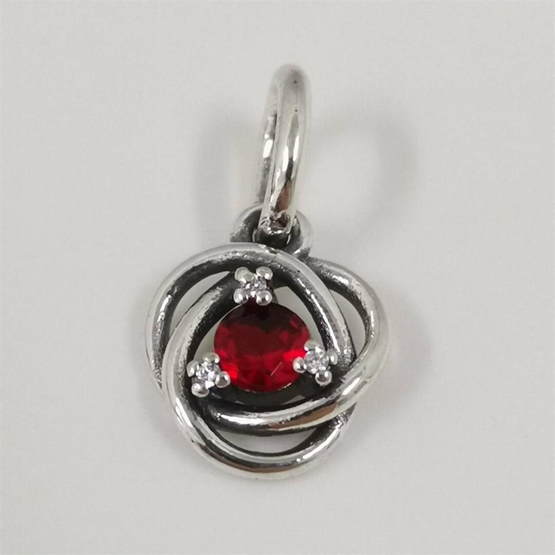 Pandora January Crystal Birthstone Eternity Circle Dangle Charm - Etsy