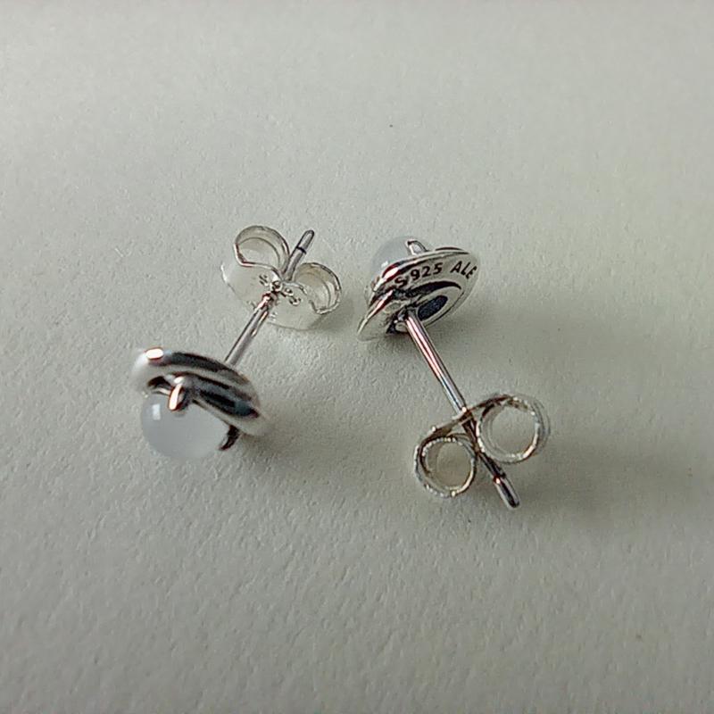 Pandora June Birthstone Eternity Circle Stud Earrings Ale S925 - Etsy