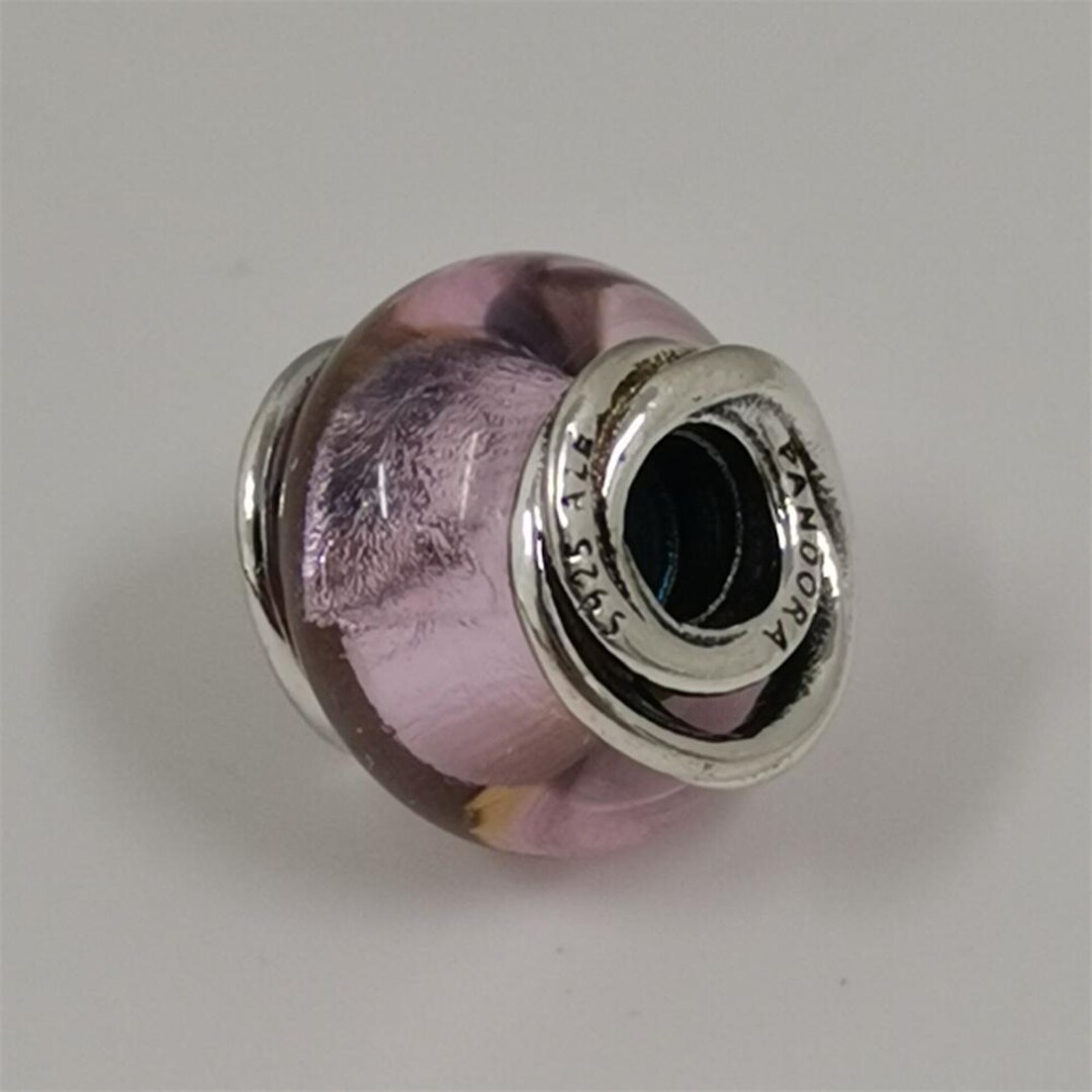 Pandora Encircled Pink Murano Glass Charm - Etsy