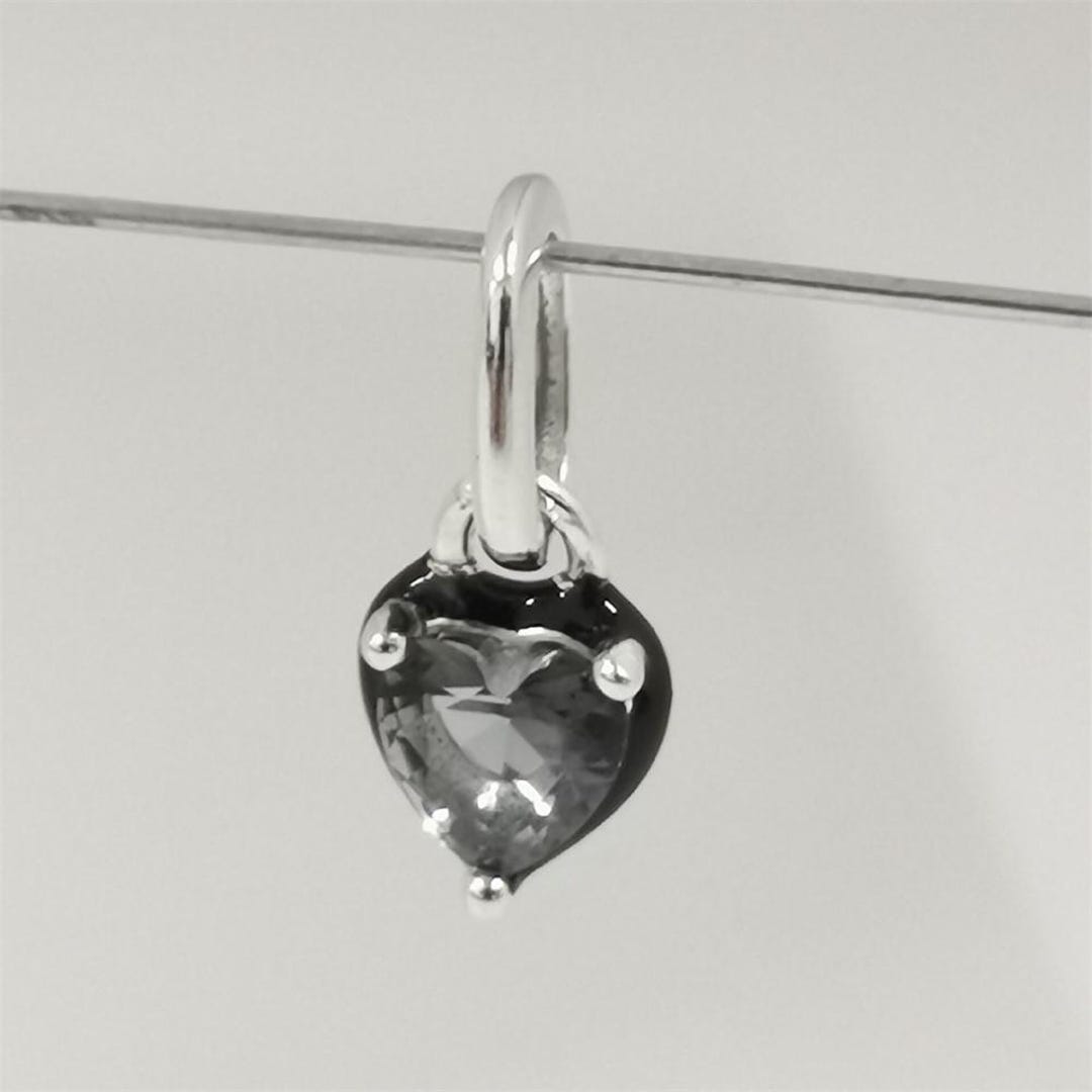 Pandora Me Black Chakra Heart Mini Dangle Charm - Etsy