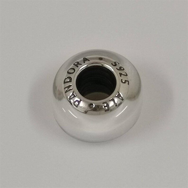 Pandora White Mini Murano Glass Charm - Etsy