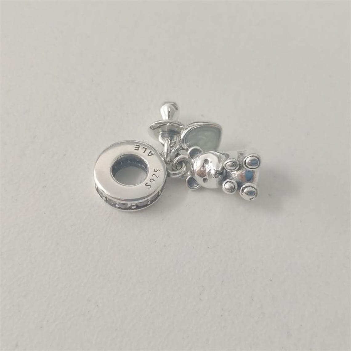Pandora Baby Teddy Bear, Treasures Dangle Charm - Etsy