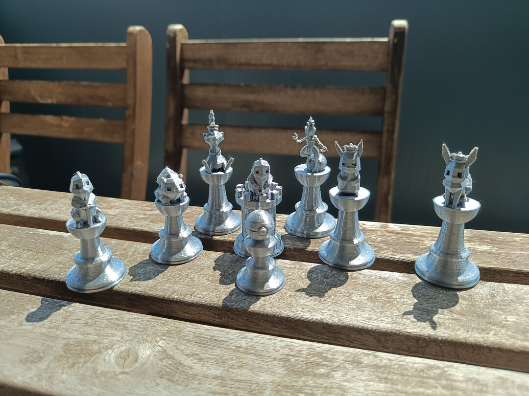 Pokemon Chess Set Pieces, 3D Printed Pokemon Chess Figures, Pikachu ...