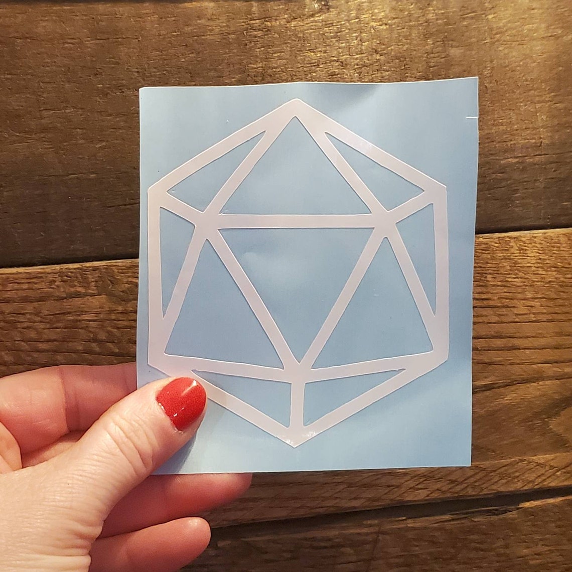 D20 Dice DND Sticker Vinyl Decal D20 DND Bumper Sticker - Etsy