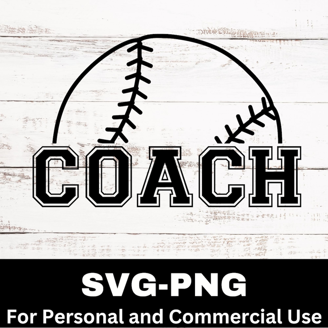 Softball Coach Svg, Softball Png, Softball Cut File, Softball Clipart ...