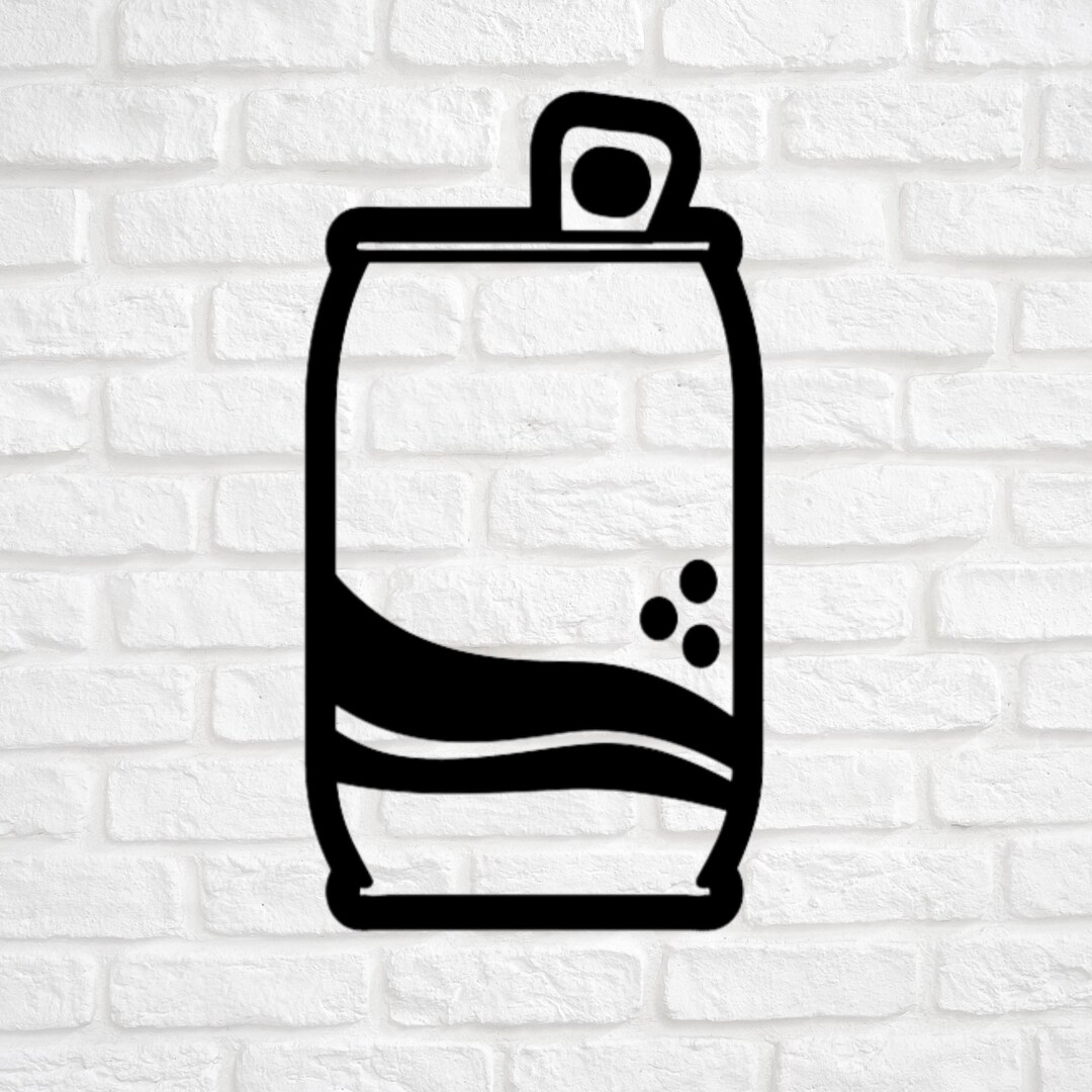 Pop Can Sticker Vinyl Decal, Pop Can Recycle Bin Sticker Label Decal - Etsy