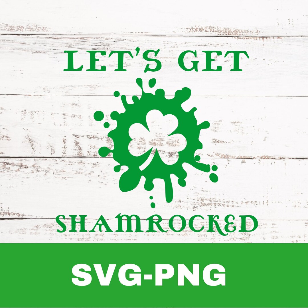 Shamrock Svg, Shamrock Png, St Patricks Day Svg, Clover Cut File, Four ...