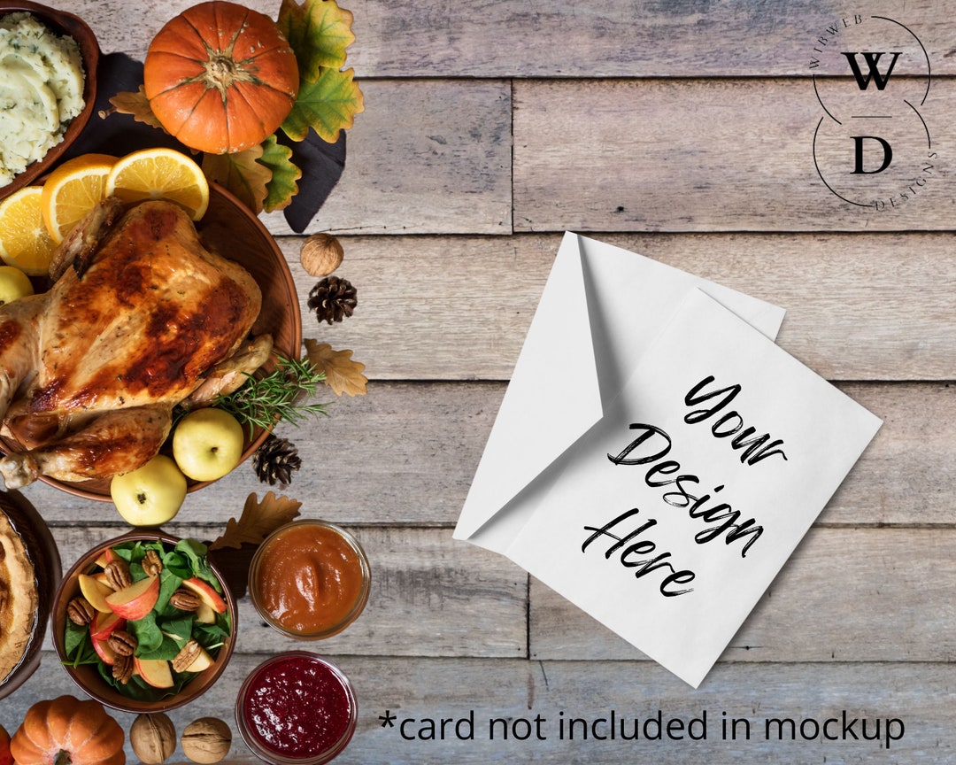 Thanksgiving Digital Background Flatlay, Thanksgiving Product Flatlay ...