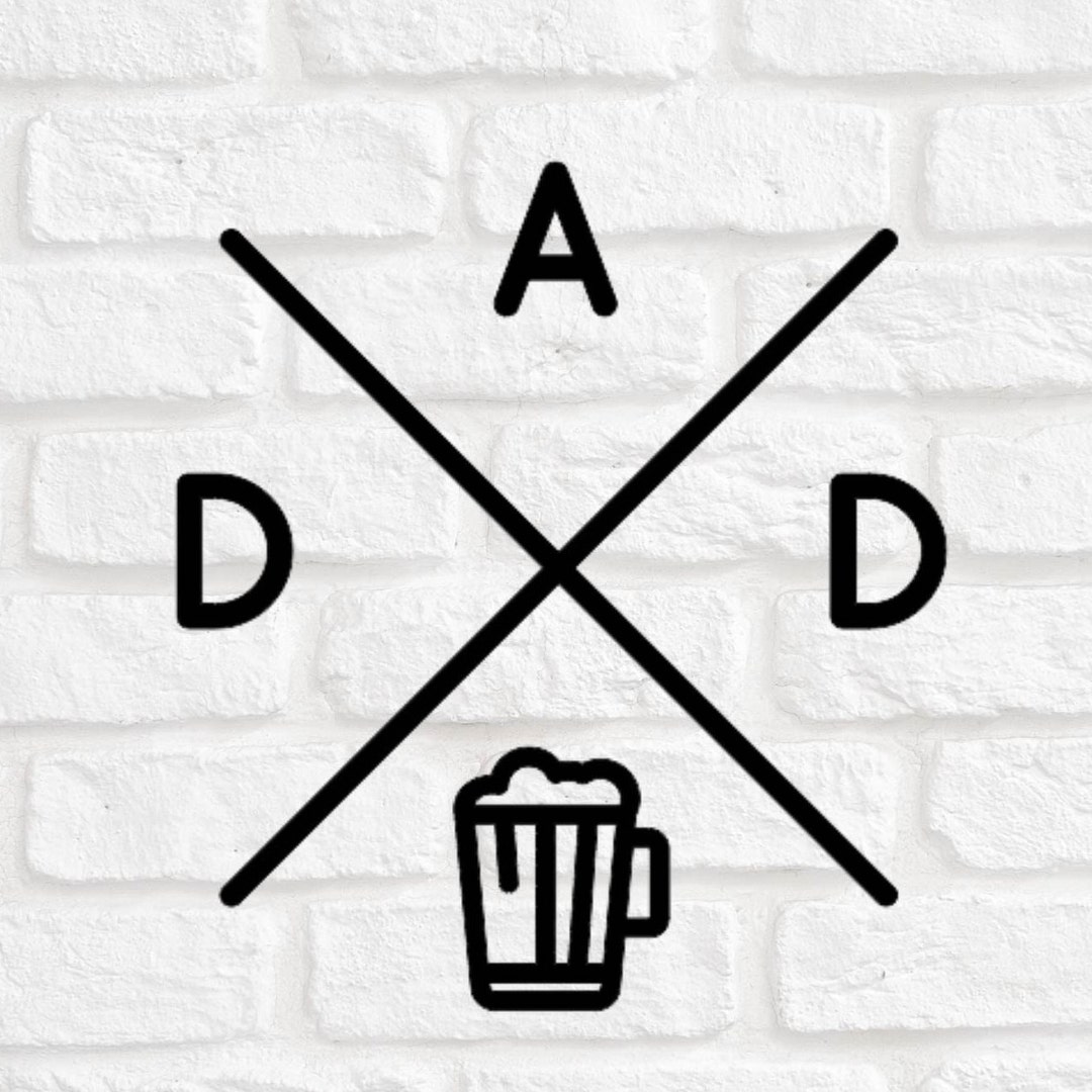 Dad Beer Vinyl Decal Sticker, Father's Day Gift Dad Bumper Sticker ...