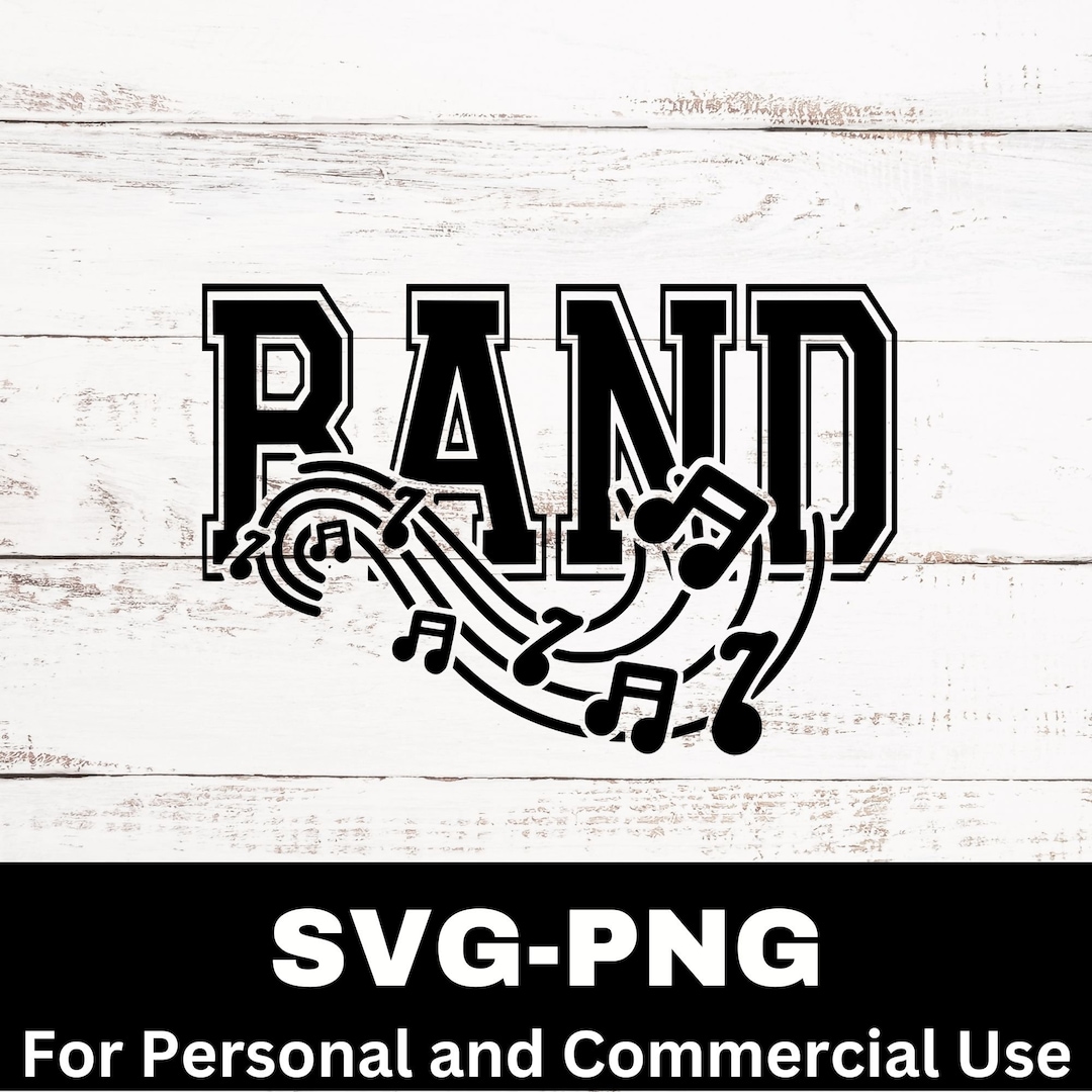 Band Svg, Band Png, Band Cut File, Marching Band Clipart Graphic - Etsy
