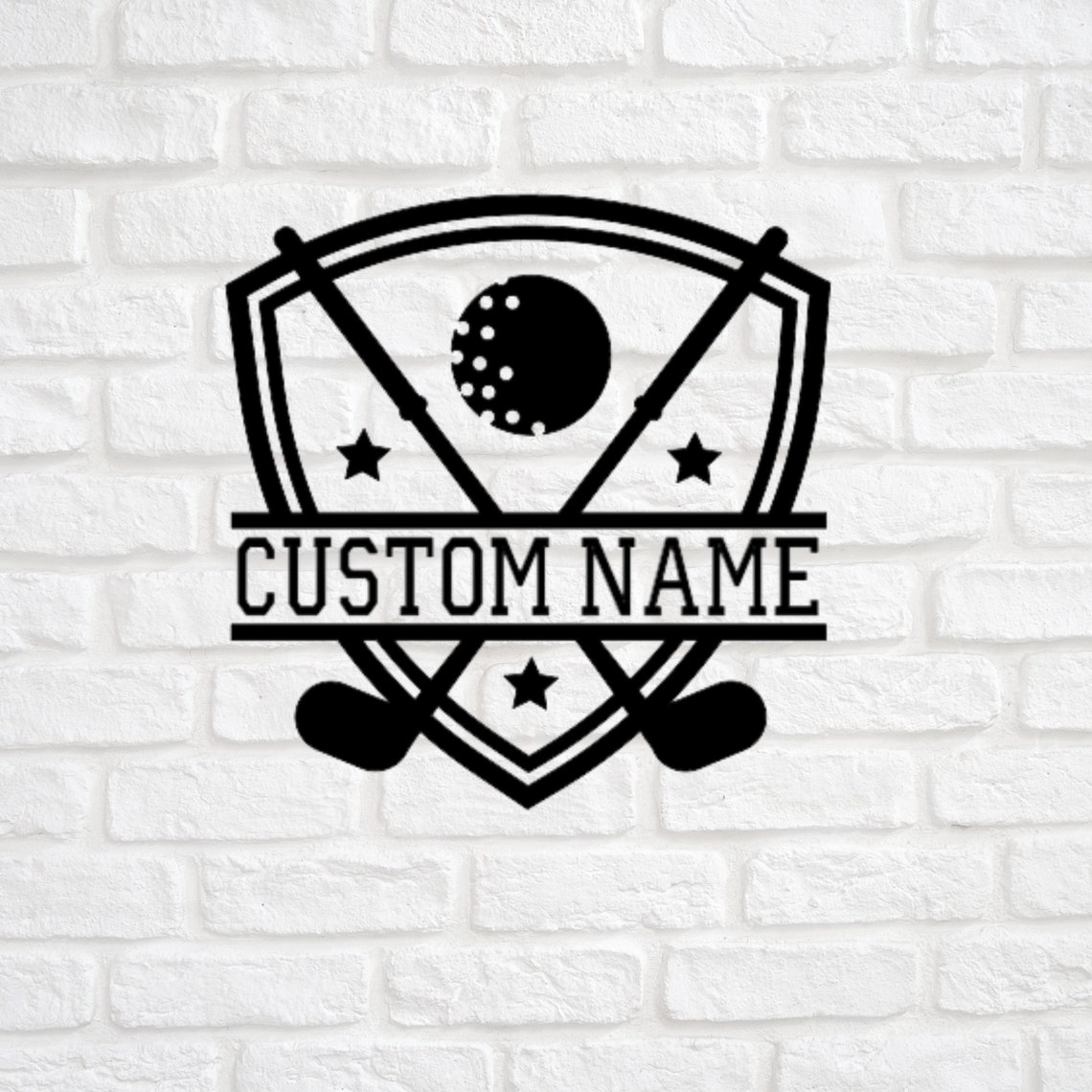 Custom Golf Name Sticker Vinyl Decal Custom Player Golf Cart - Etsy