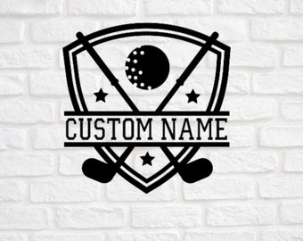 Golf Cart Name Decal - Etsy