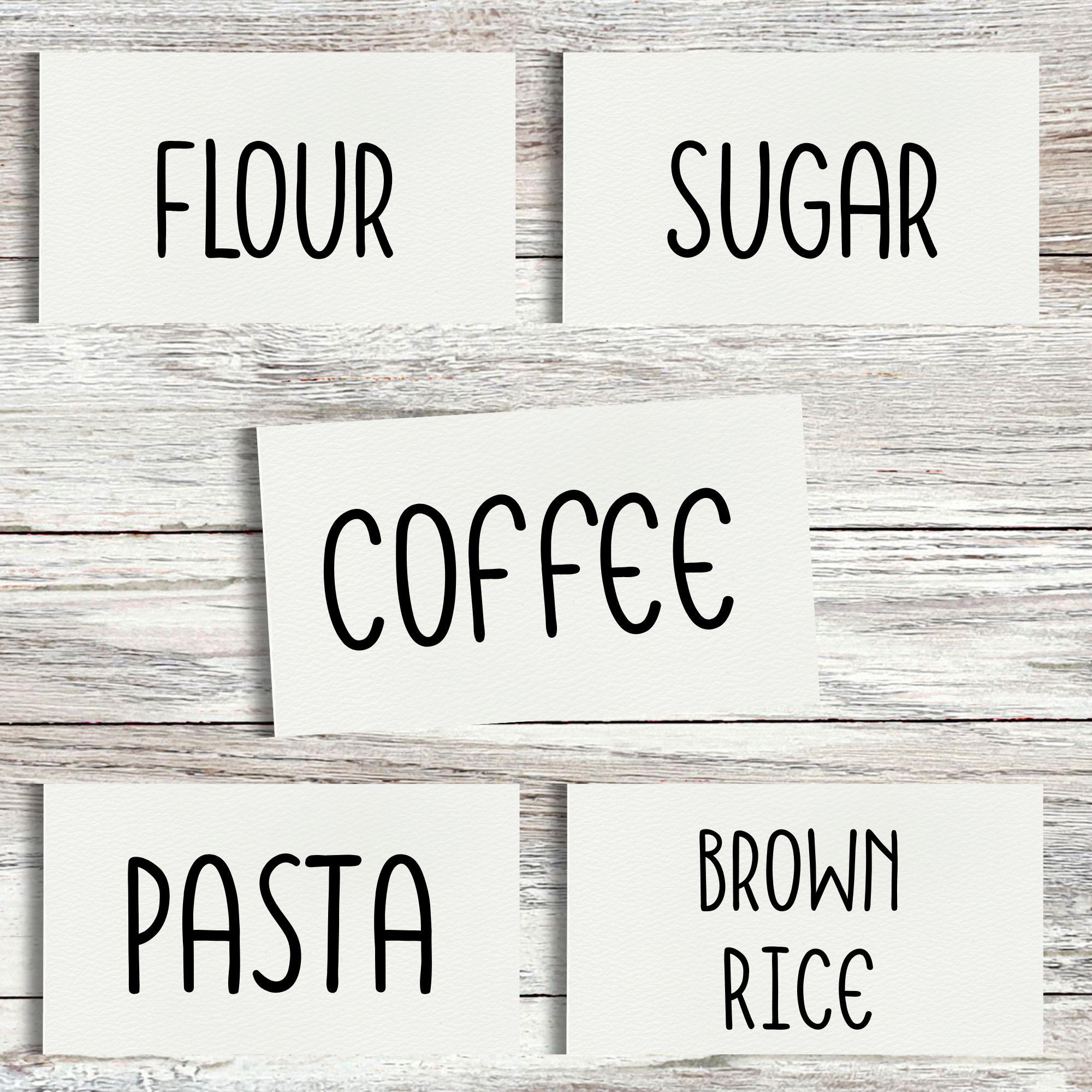 Storage Tote Label; Custom Organization Decals Pantry Garage Storage - Etsy