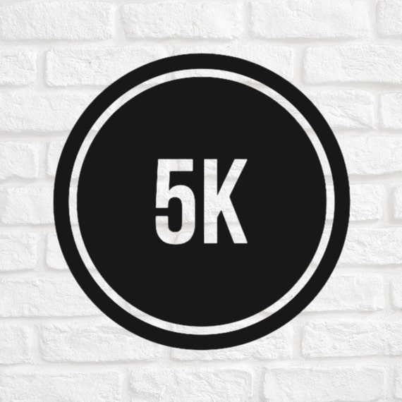 Running Sticker 5K 10K 15K 50K 100K 13.1 Mile 26.2 Mile | Etsy
