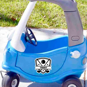 Custom Golf Cart Vinyl Decal, Custom Player Golf Cart Sticker Decal - Etsy