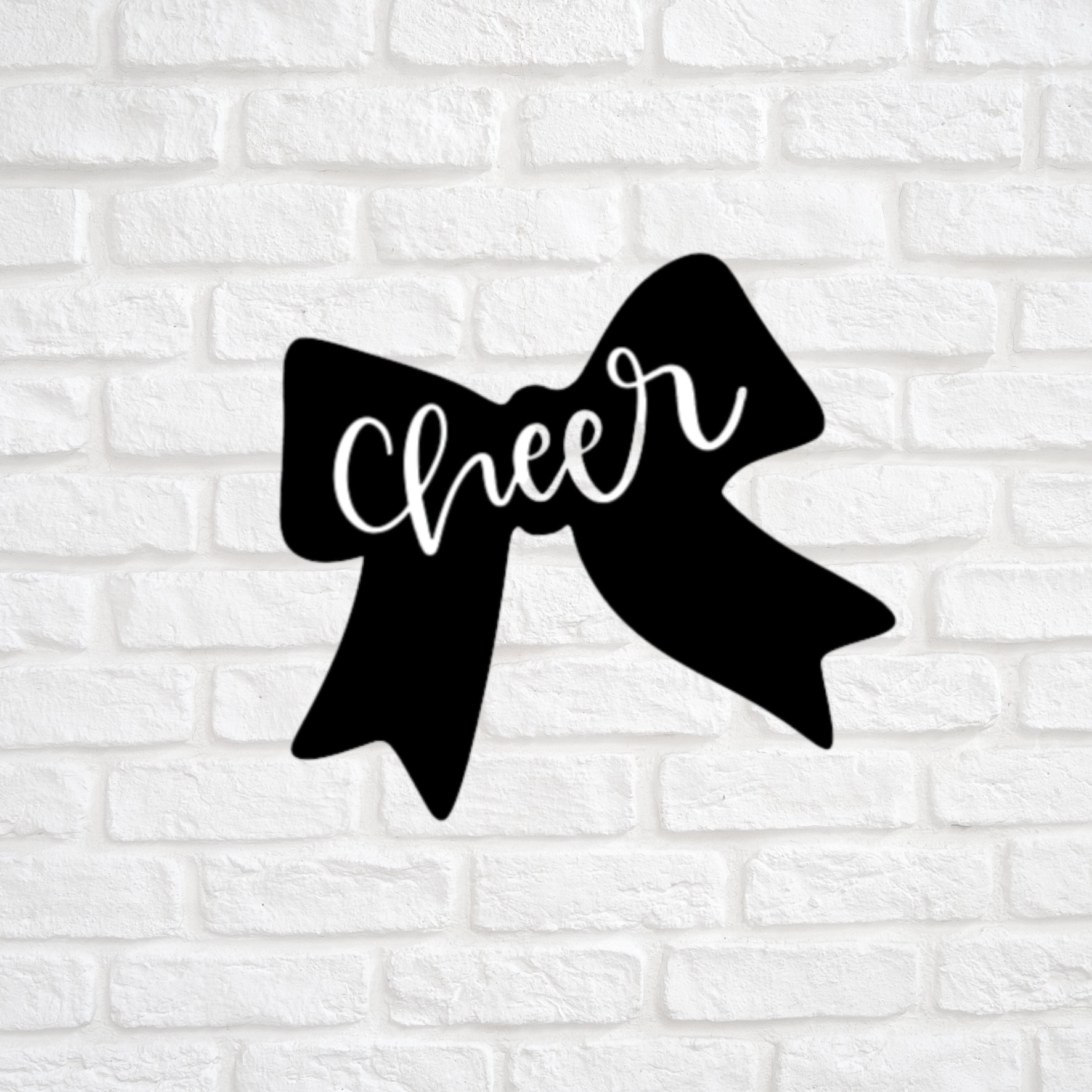 Cheer Bow And Arrow Silhouette