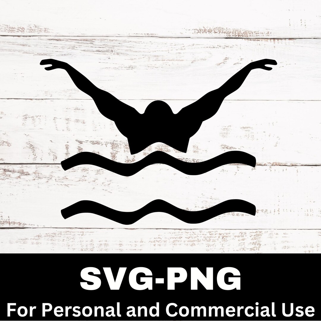 Swim Svg, Swim Png, Swimmer Cut File, Swimming Clipart Graphic, Sports ...