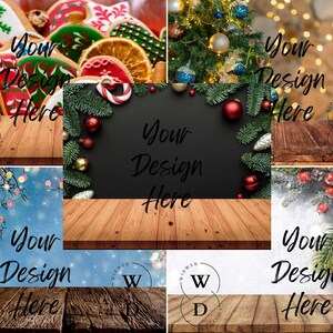 25 Christmas Mockups Bundle, Christmas Product Mockup, Christmas ...