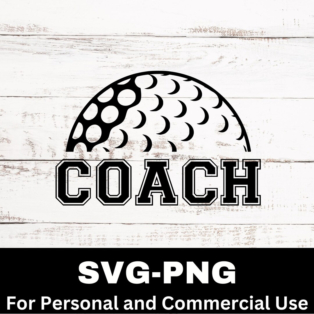 Golf Coach Svg, Golf Coach Png, Golf Cut File, Golf Clipart Graphic - Etsy