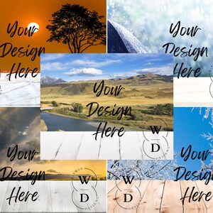 25 Nature Mockups, Nature Digital Backgrounds Product Mockup Bundle ...
