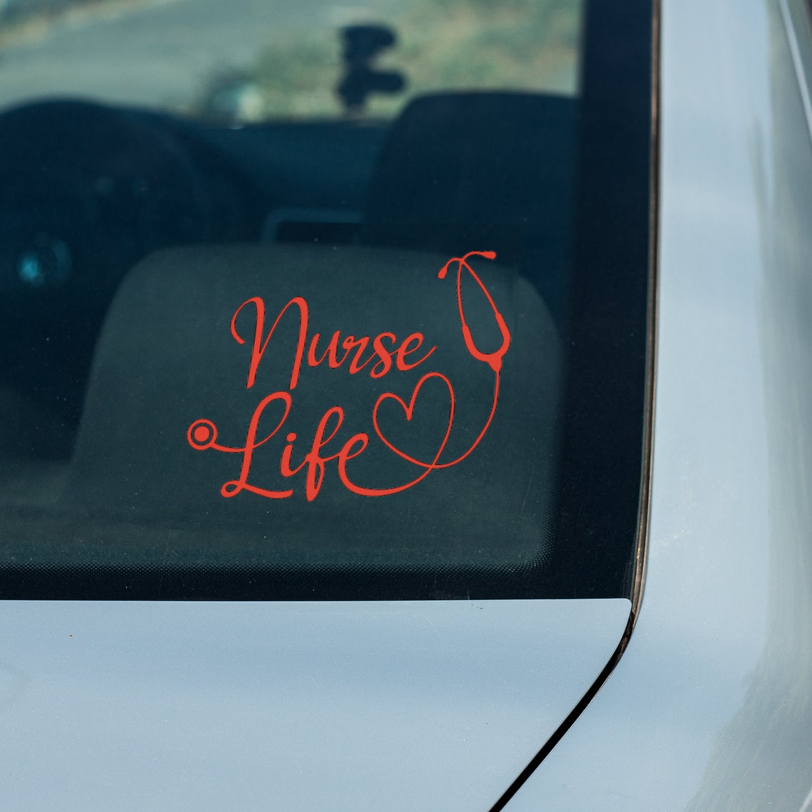 Nurse Life Vinyl Decal Sticker Nursing Nurse Life RN Bumper - Etsy