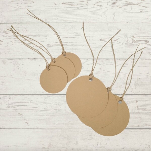 Brown Kraft Tags - Etsy