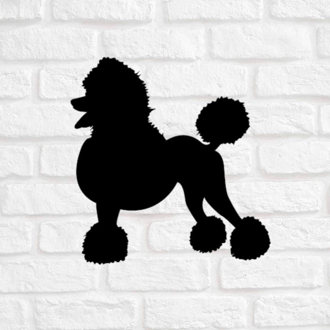 Poodle Sticker Vinyl Decal Poodle Dog Laptop Decal Bumper - Etsy