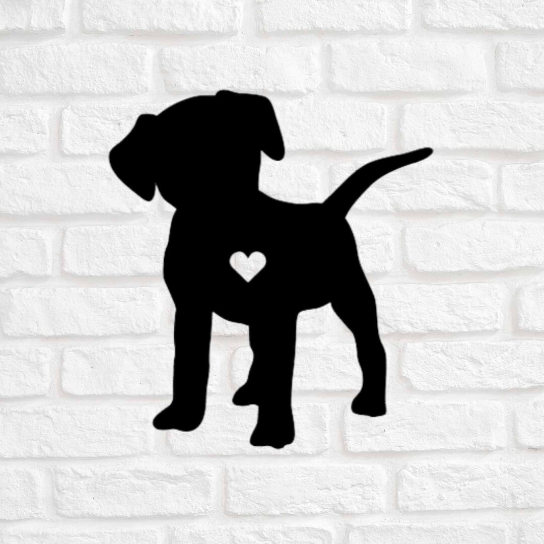 Lab Puppy Sticker Vinyl Decal, Labrador Dog Bumper Sticker Laptop Decal ...