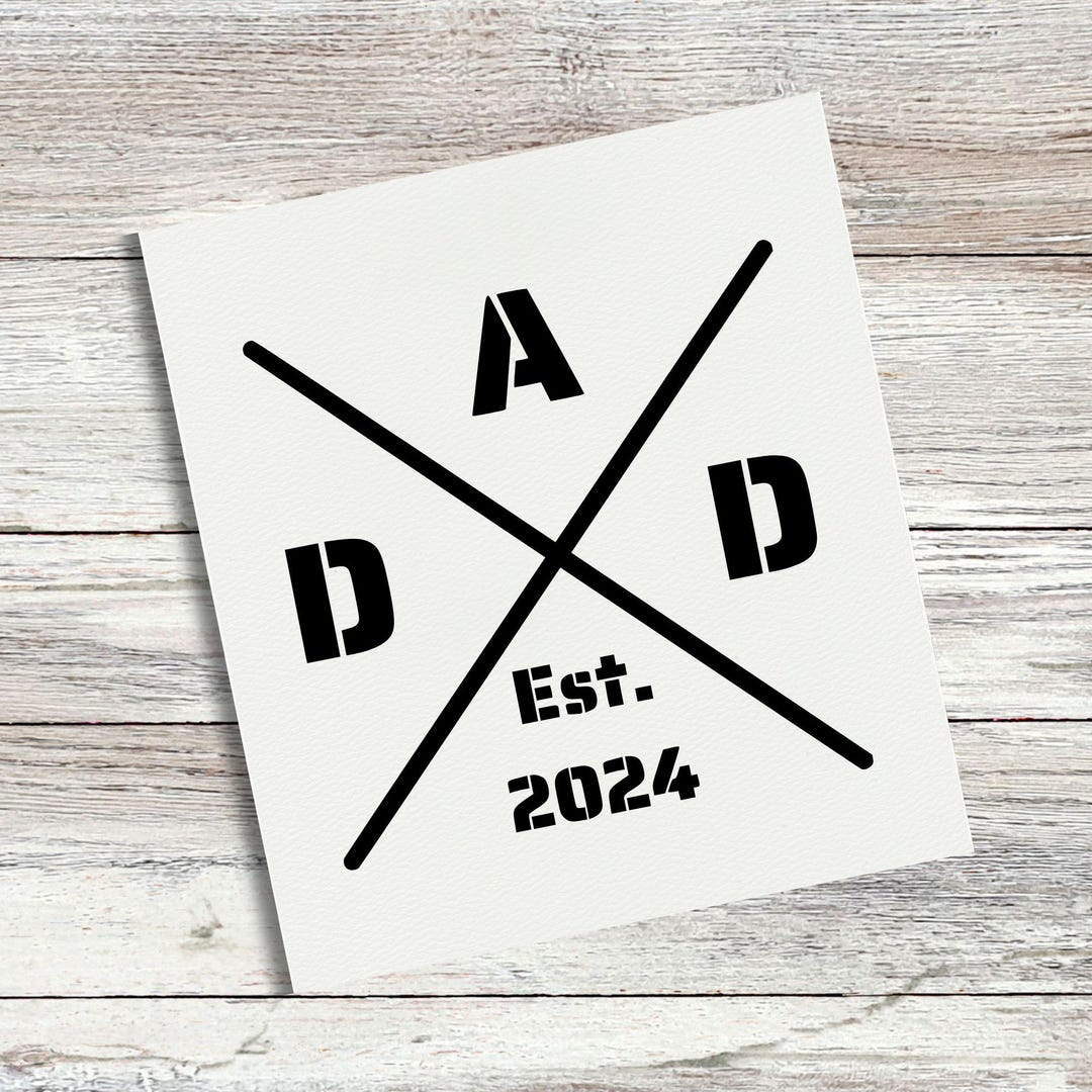 Custom Dad Sticker Vinyl Decal, Dad Laptop Decal Bumper Sticker Father ...
