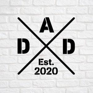 Custom Dad Sticker Vinyl Decal, Dad Laptop Decal Bumper Sticker Father ...