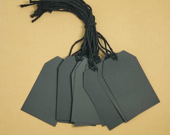 Black Gift Tag | Etsy